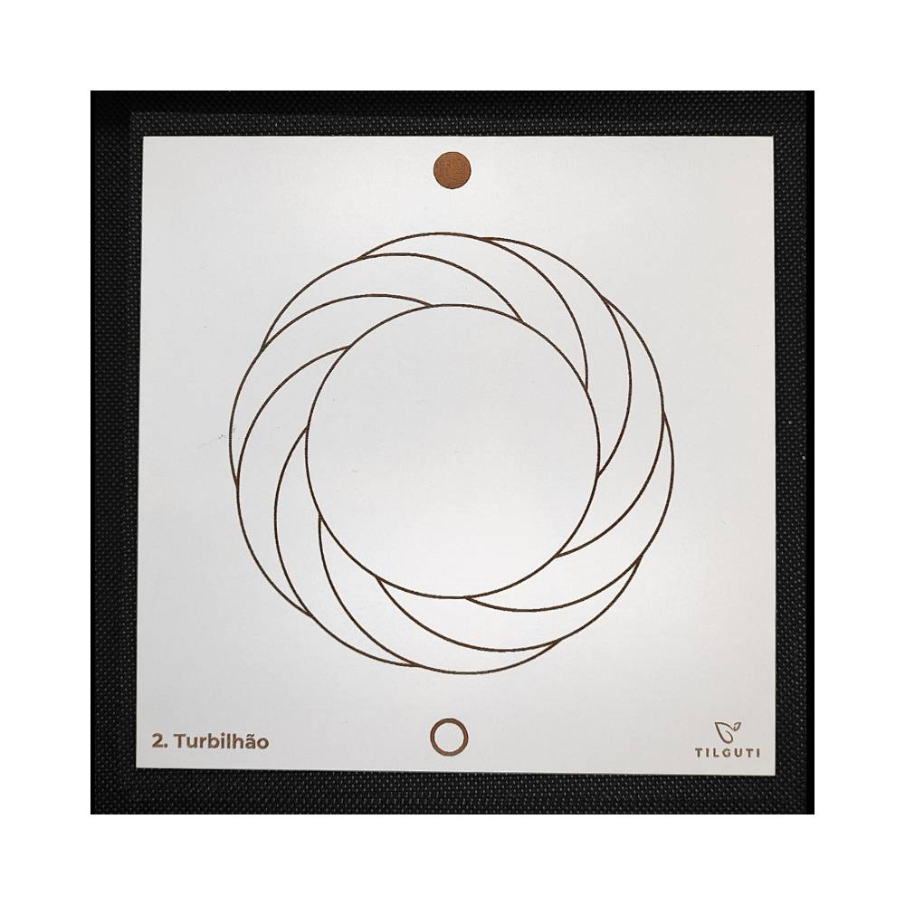 02. Turbilhão | Gráfico Radiestesia em MDF – TILGUTI