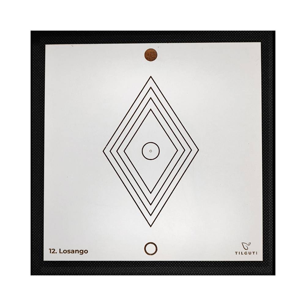 12. Losango | Gráfico Radiestesia em MDF – Tilguti