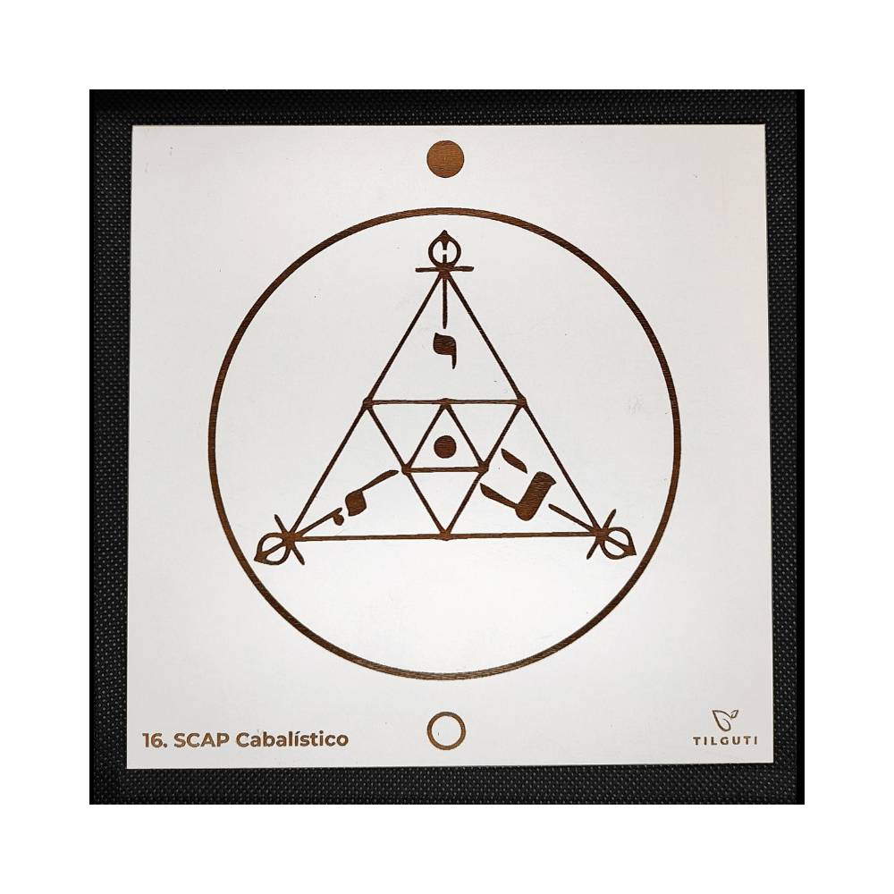 16. SCAP Cabalístico | Gráfico Radiestesia em MDF – TILGUTI