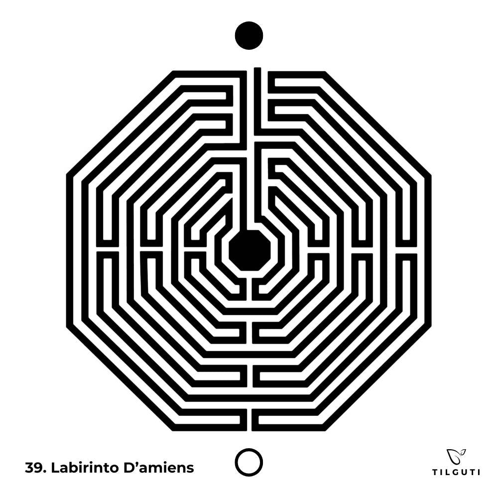 39. Labirinto D’amiens | Gráfico Radiestesia em MDF – TILGUTI