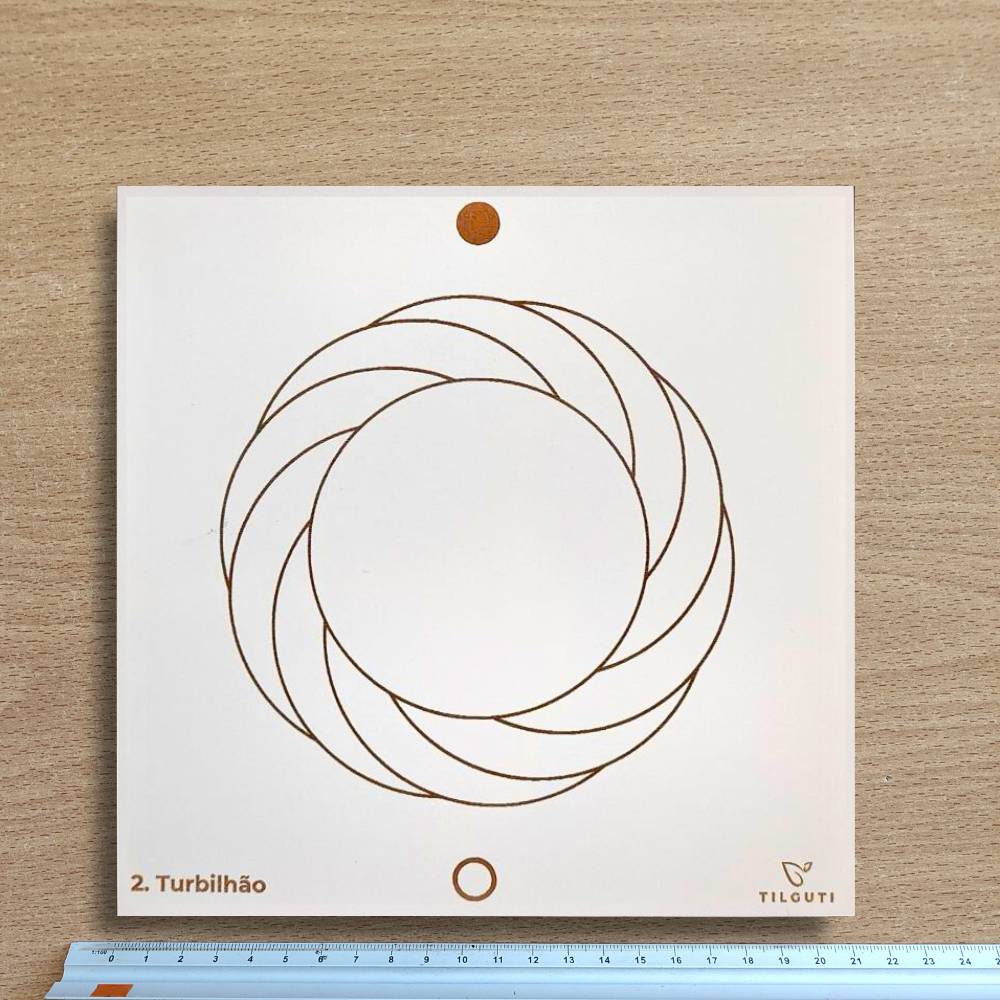 02. Turbilhão | Gráfico Radiestesia em MDF – TILGUTI