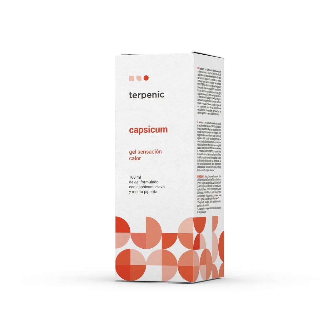Capsicum Gel Corporal (efeito calor) (30, 100, 500, 1000ml) Terpenic ...